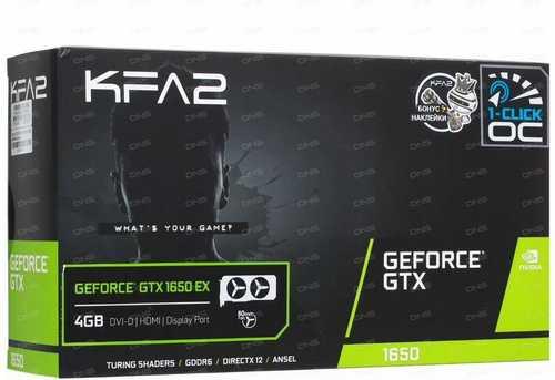 Видеокарта KFA2 GeForce GTX 1650 EX 1-Click OC