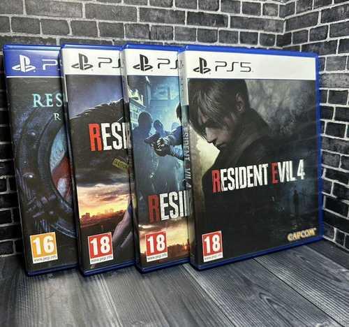 Resident evil 4 remake, re2 re3 ps5 revelation ps4