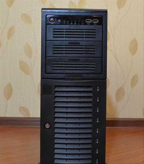 Сервер Supermicro 4U 2xXeon E5-2670V2/64G/6Tb SAS