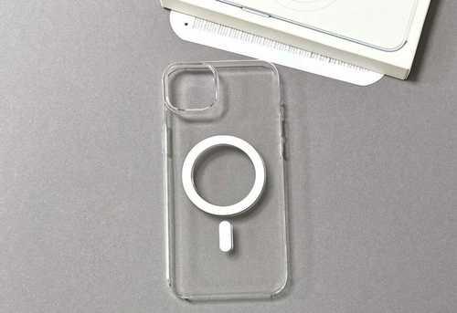 Чехол на iPhone 15 Plus Clear Case Magsafe