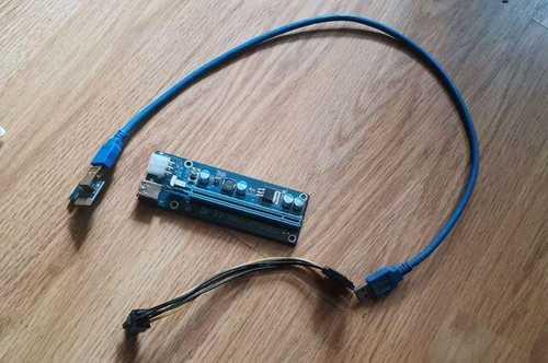 Райзер pci e x16 ver 009s