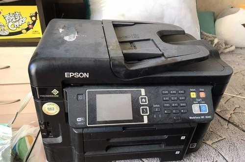 Мфу принтер Epson Workforce WF-3640