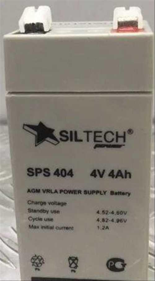 Аккумулятор siltech SPS 404 (4V4A) д48ш48в102 (уп