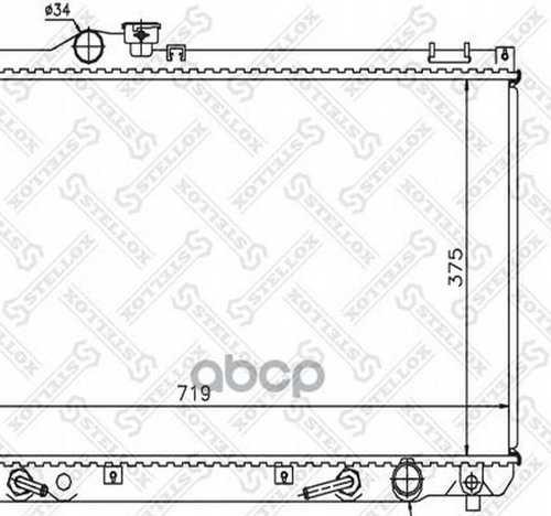 Радиатор системы охлаждения АКПП Lexus IS200 2.0