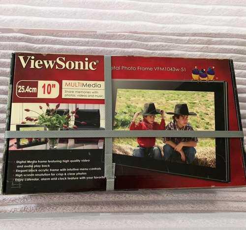 Цифровая фоторамка ViewSonic VFM 1043w-51. Новая