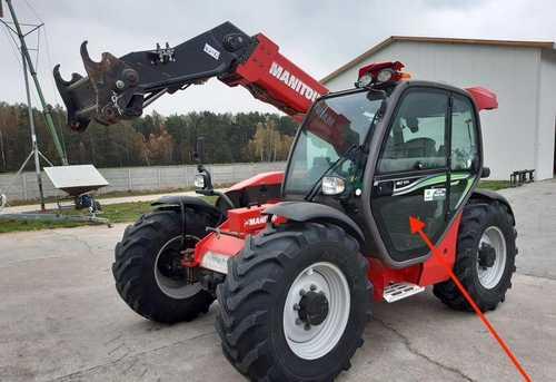 Стекло дверное, нижнее для Manitou MLT 524