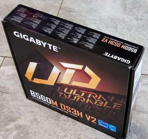 Материнская плата gigabyte B560M DS3H V2 (новая)