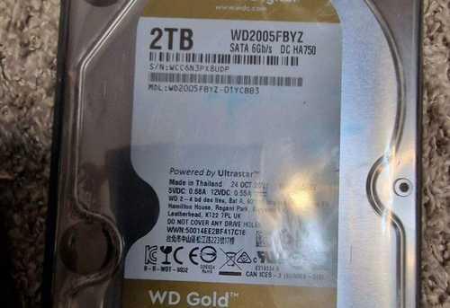 Жесткий диск WD Gold WD2005fbyz 2 тб