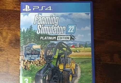 Farming Simulator 22 PS4 диск. Русский язык