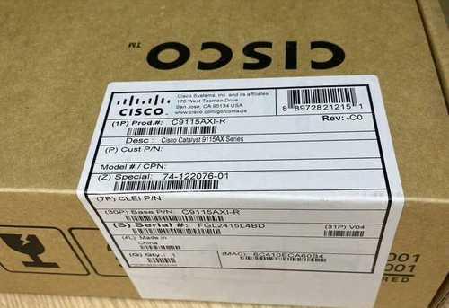 Точка доступа Cisco Сatalyst 9115AX Новая