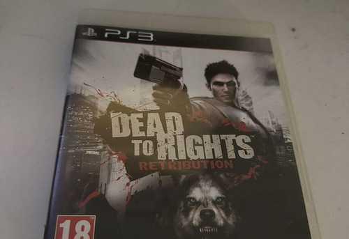 PS3 игра Dead to Rights: Retribution