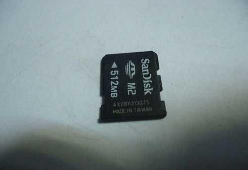 Карта памяти Sony M2 512Mb