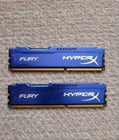 Оперативная память HyperX fury Blue Series 8 гб