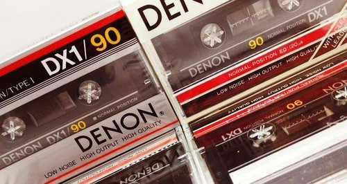 Аудио кассеты denon с записью