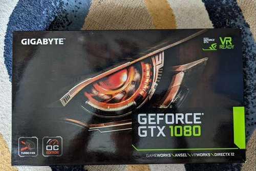Видеокарта Gigabyte GTX 1080 turbo oc 8g
