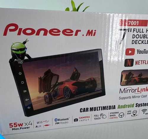 Автомагнитола pioneer 2din 7001 (новая)