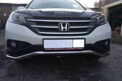 Защита переднего бампера Honda CR-V 2012-2014