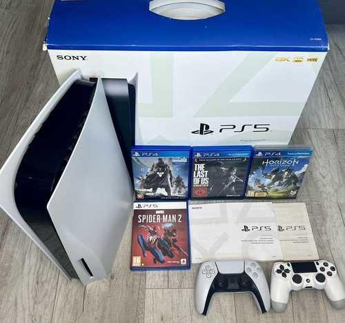 PS5 2геймпада игры