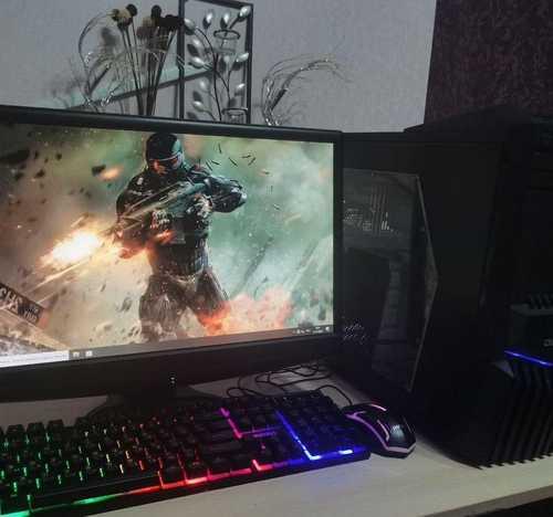 Мощный 4х4.4 Ггц,16 гигов,HD5770 DDR5,SSD+21"