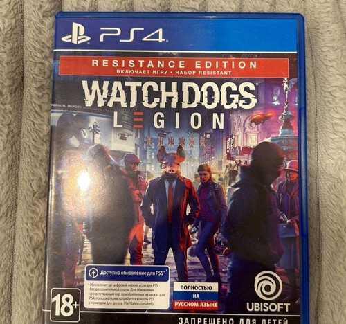 Диски на ps4 watch dogs legion