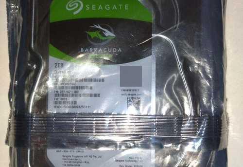 Жесткий диск Seagate Barracuda, 2тб, 3.5" Новый