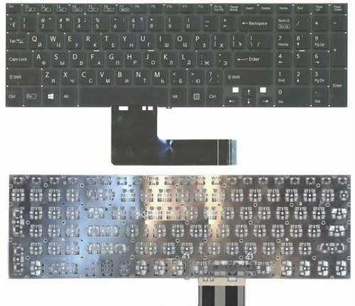 Клавиатура для Sony FIT 15 SVF15 черная с подсветк