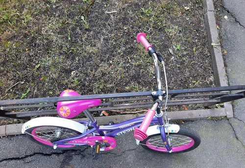 Детский велосипед stern 16 розовый