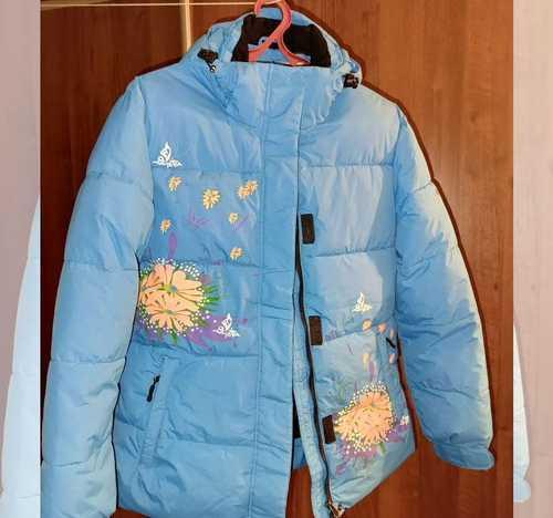 Пуховик зимний женский