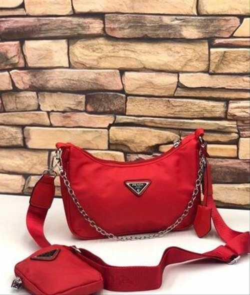 Сумка Prada neylon 3 в 1