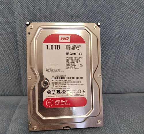 Жёсткий диск 3.5 WD RED wd10efrx