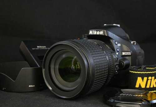 Nikon D5200 kit 18-105mm VR ED пробег 11800