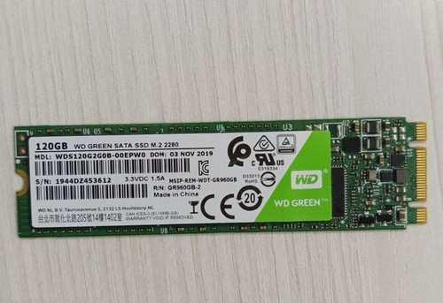 SSD m2 WD green 120GB