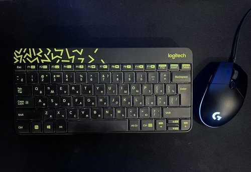 Комплект Logitech g102+mk240