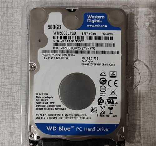 Hdd WD Blue 500gb 2.5