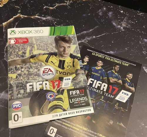 Комплект Fifa 17 Xbox 360