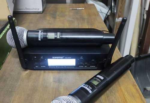 Радиосистема с двумя микрофонами Shure gldx -4