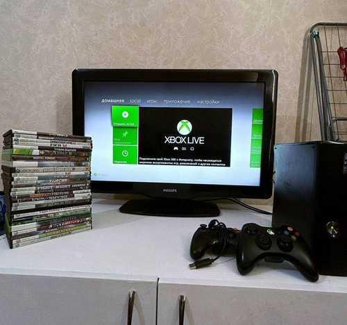 Игровая приставка xbox 360 slim