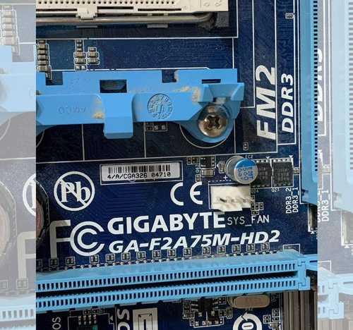 Материнская плата gigabyte ga-f2a75m-hd2
