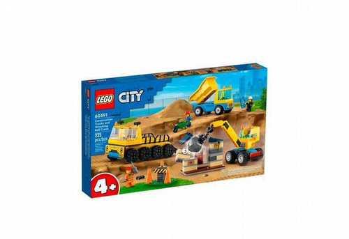 Конструктор lego city "Строительные машины и кран