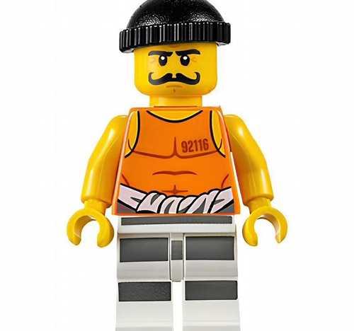 Минифигурка Lego Police - Jail Prisoner 92116 Und