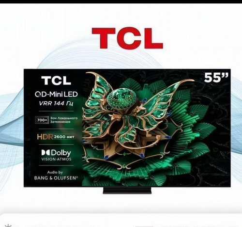 Телевизор 4к TCL 55c7k QD-mini LED