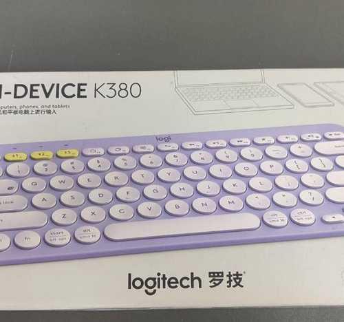 Беспроводная клавиатура Logitech K380 Lavender EU