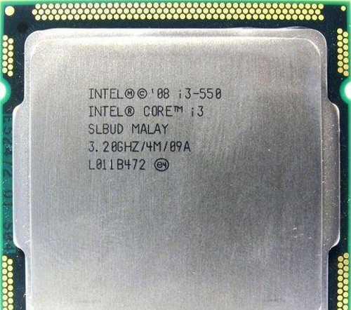 Процессор Intel Core i3-550 2/4x3.20GHz 73W HD Gra