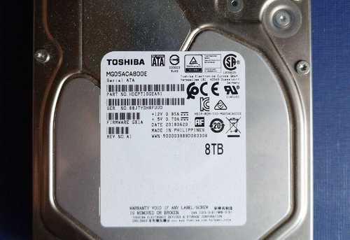Toshiba MG05ACA 8TB