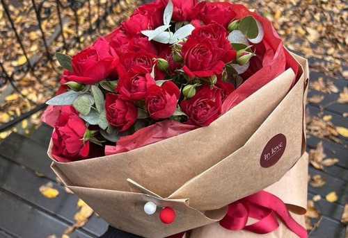 Букет пионовидных роз Цветы Доставка