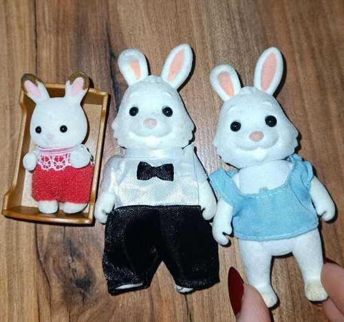 Sylvanian families семья кроликов