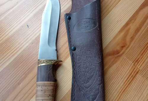 Нож ручной работы Ножемир булатная сталь зверобой