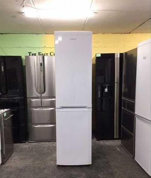 Холодильник узкий бу Beko двухметровый