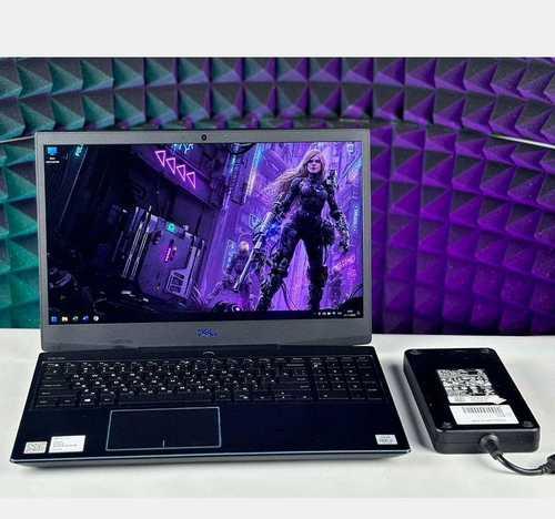 Мощный игровой ноутбук dell на i7   RTX (6Гб) 16оз