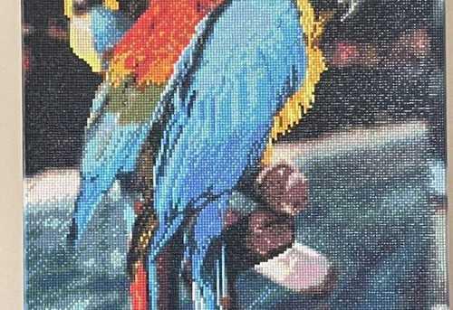 Алмазная мозаика попугаи
